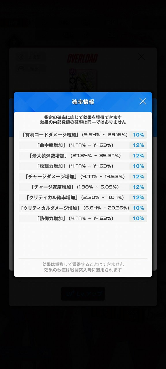 勝利の女神NIKKE 装備のオーバーロード化を失敗しないための知識と操作方法 | もちもちメモ